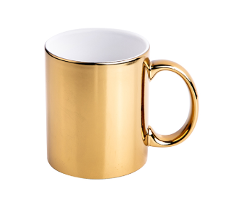 Blank Sublimation Gold Mugs (330ml, high grade AAA)